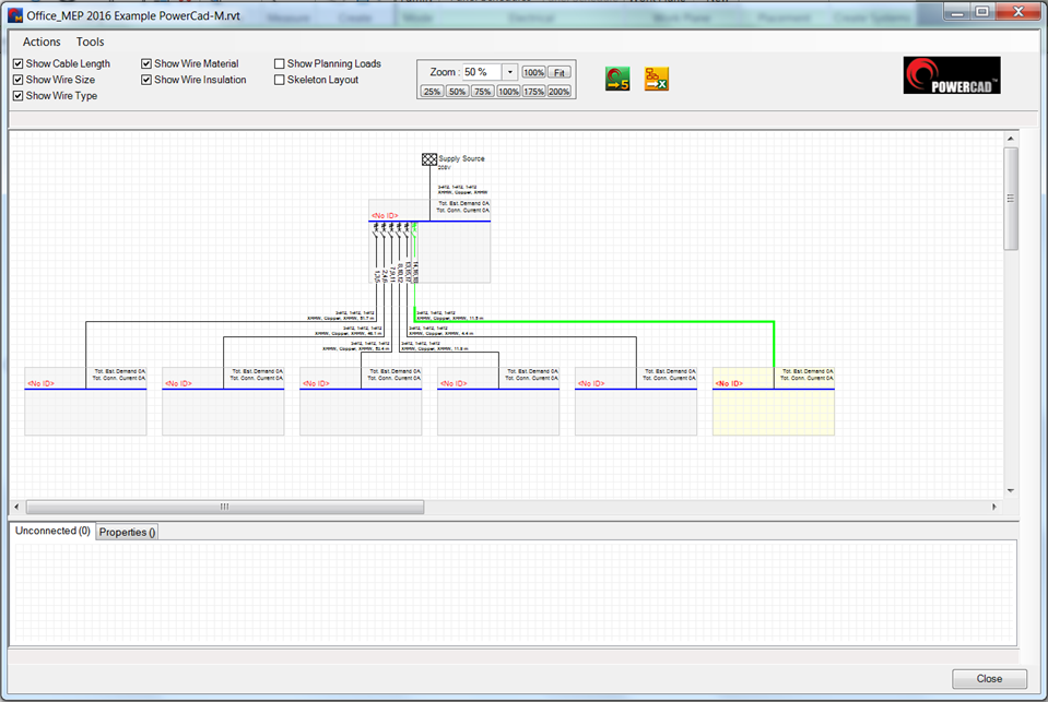 Building an Electrical Distribution with PowerCad-M