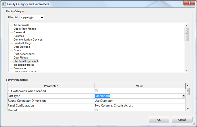 Building a Panelboard in Revit
